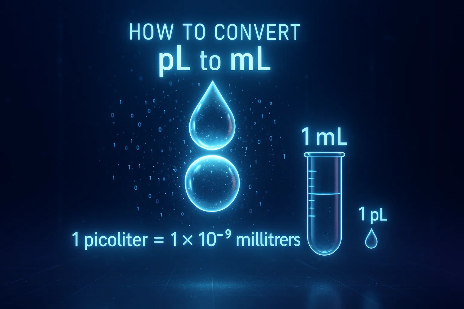 Convertitore da Picolitri a Millilitri - JetCalculator