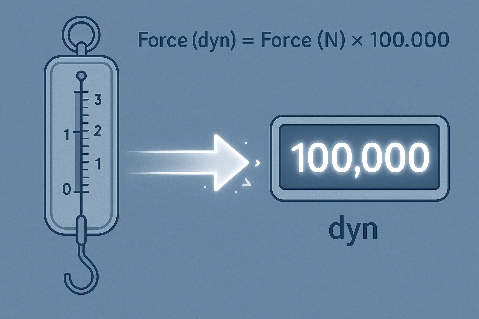 Convertitore da Newton a Dine - JetCalculator